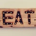 EAT Kitchen Light up Sign Pallet Wood Sign Rustic Wooden - Etsy UK