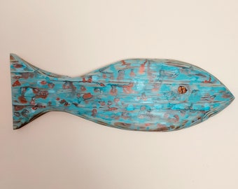 Copper Fish Wall Art - Etsy