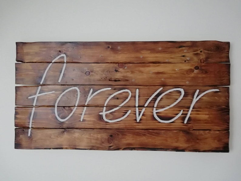 Pallet wall sign Rustic wooden wall art Light up decor | Etsy