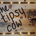 Tipsy Cow Bar Sign Large Light up Sign Pallet Wood Plaque - Etsy UK