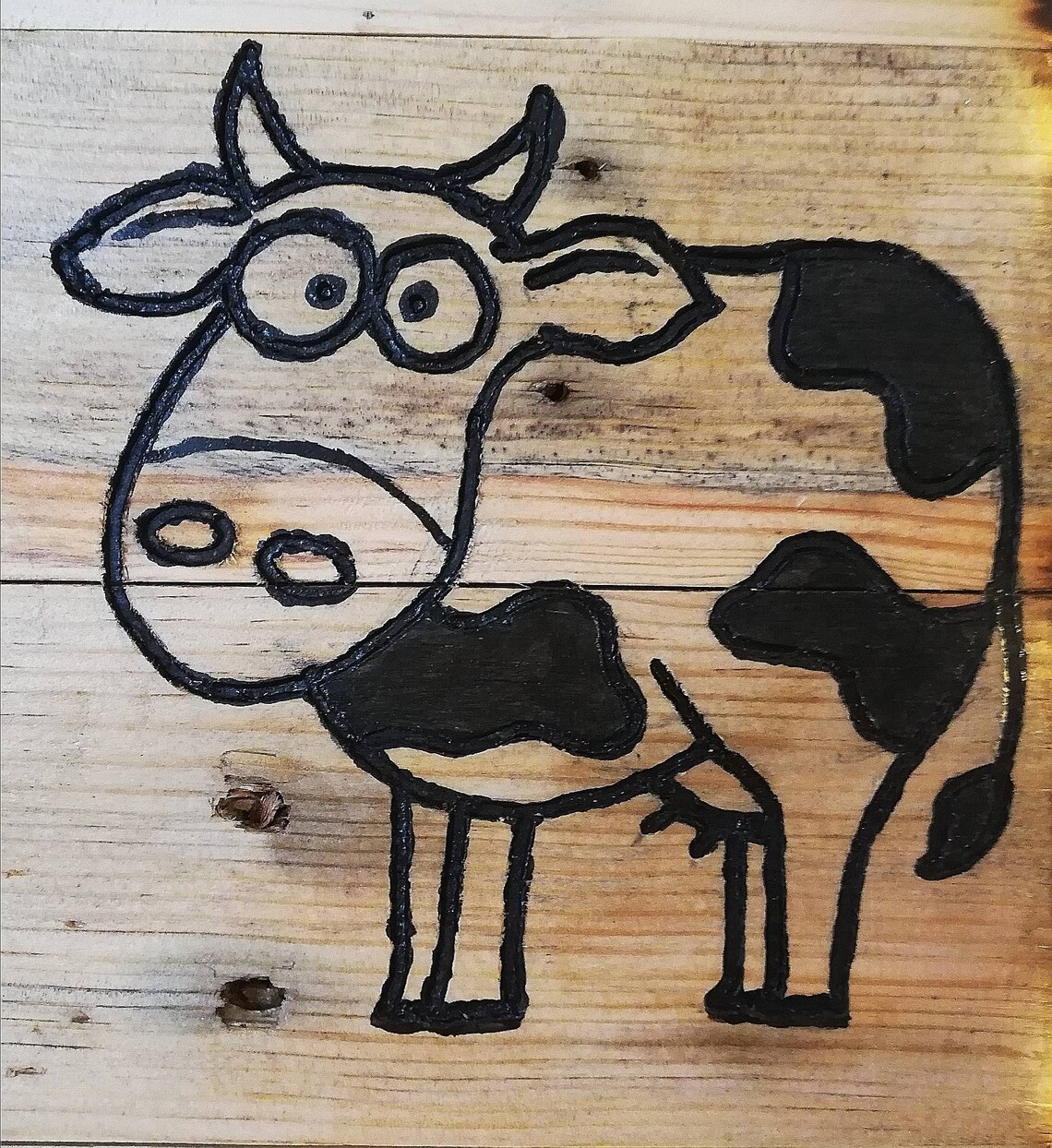 Tipsy Cow Bar Sign Large Light up Sign Pallet Wood Plaque | Etsy UK