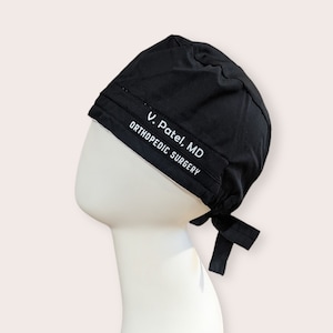 Unisex Custom Surgical Scrub Hat Cap, Custom Scrub Cap, Personalized ...