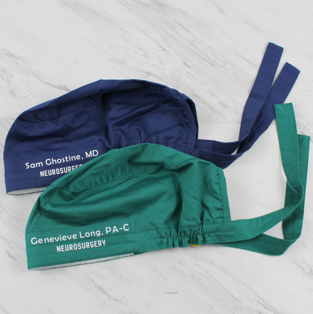 Unisex Custom Surgical Scrub Hat Cap, Custom Scrub Cap, Personalized ...