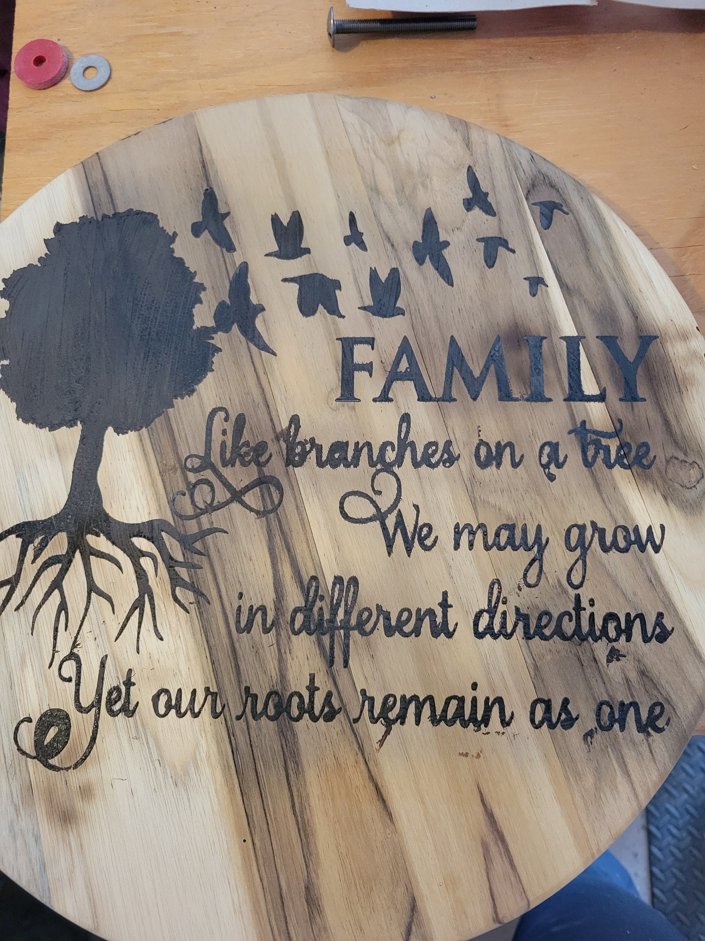 Wood Burnt Sign - Etsy