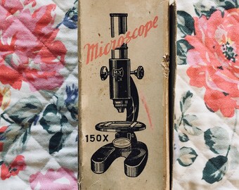 Vintage microscope | Etsy