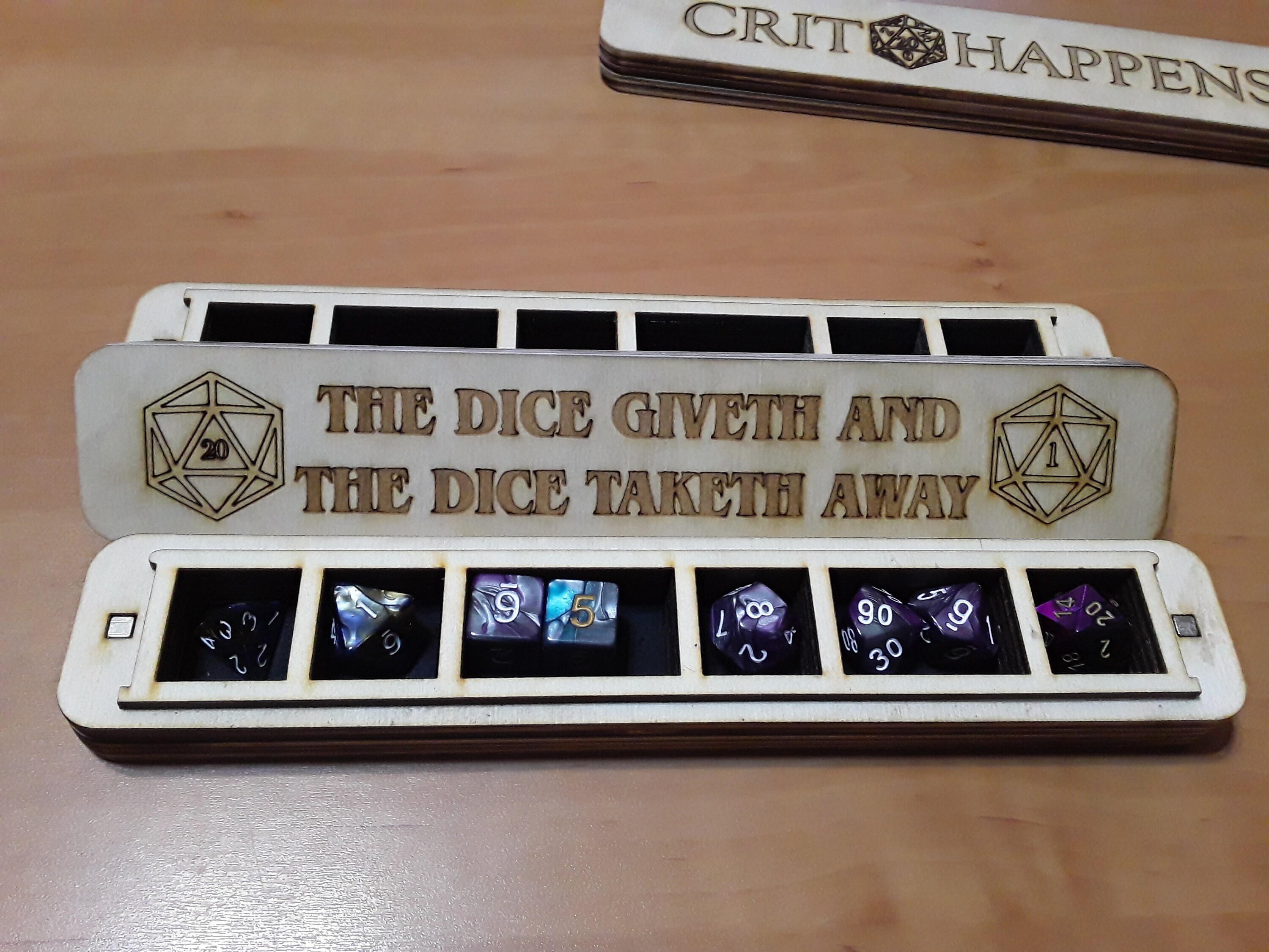 Dice Are Trying to Kill Me Crit Happens Dice Giveth Snarky - Etsy UK
