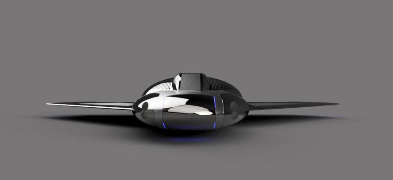 3D Print Spaceship Toy - STL and OBJ Model Files for Instant Digital ...