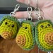 CROCHET PATTERN: Avocado Keychain, Amigurumi Downloadable Beginner ...