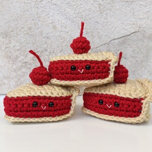 CROCHET PATTERN: Mini Pumpkin Pie Play Food Plush, Thanksgiving ...