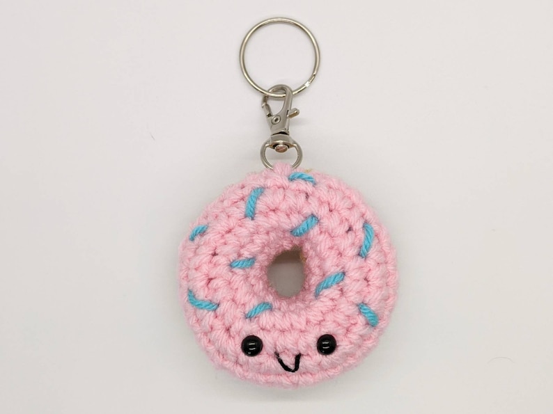 CROCHET PATTERN: Donut Keychain Amigurumi Downloadable - Etsy