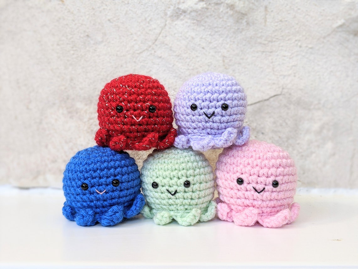 CROCHET PATTERN: Crochet Octopus Amigurumi Downloadable | Etsy