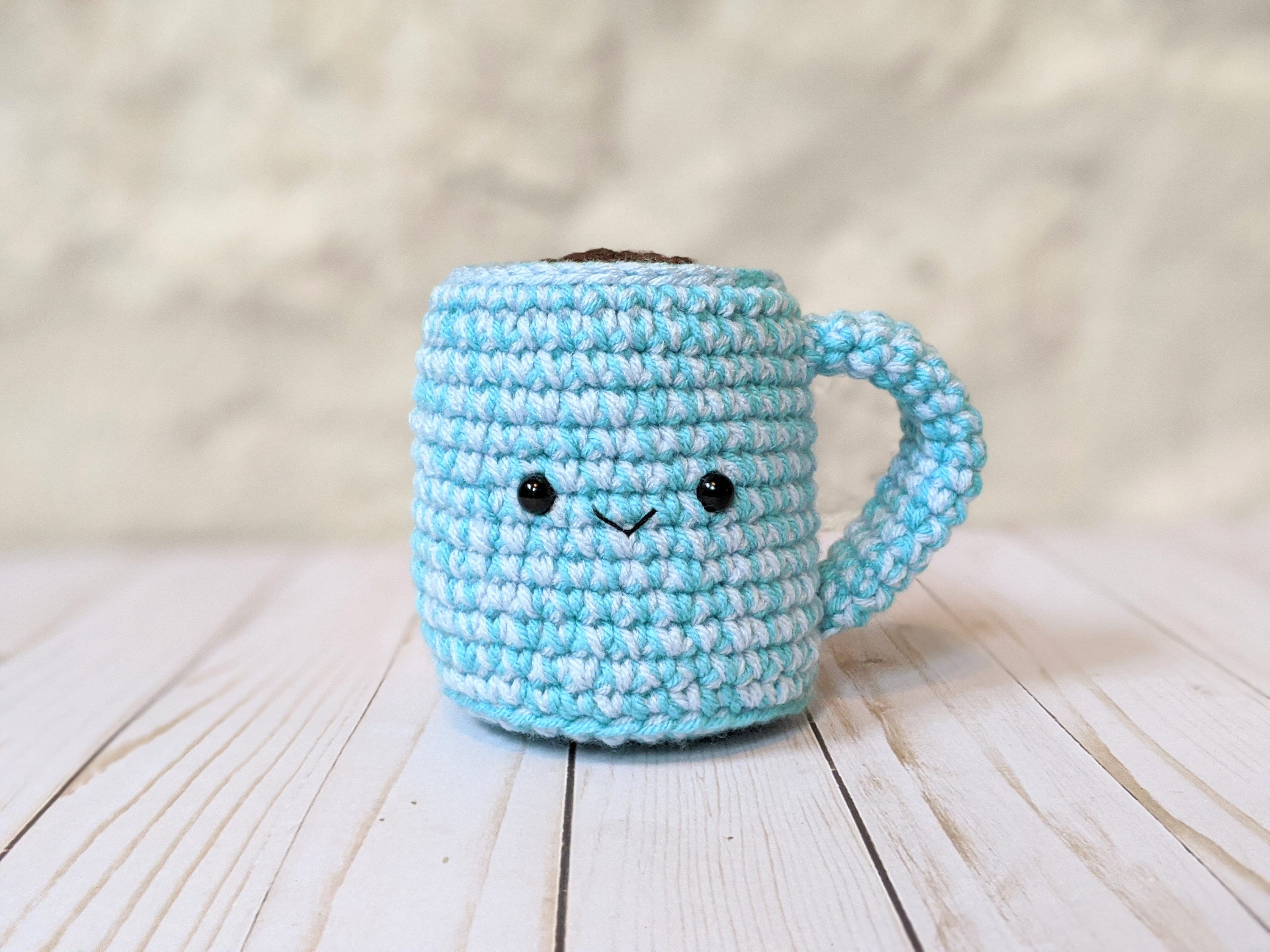CROCHET PATTERN: Chunky Coffee Mug double Stranded Easy | Etsy