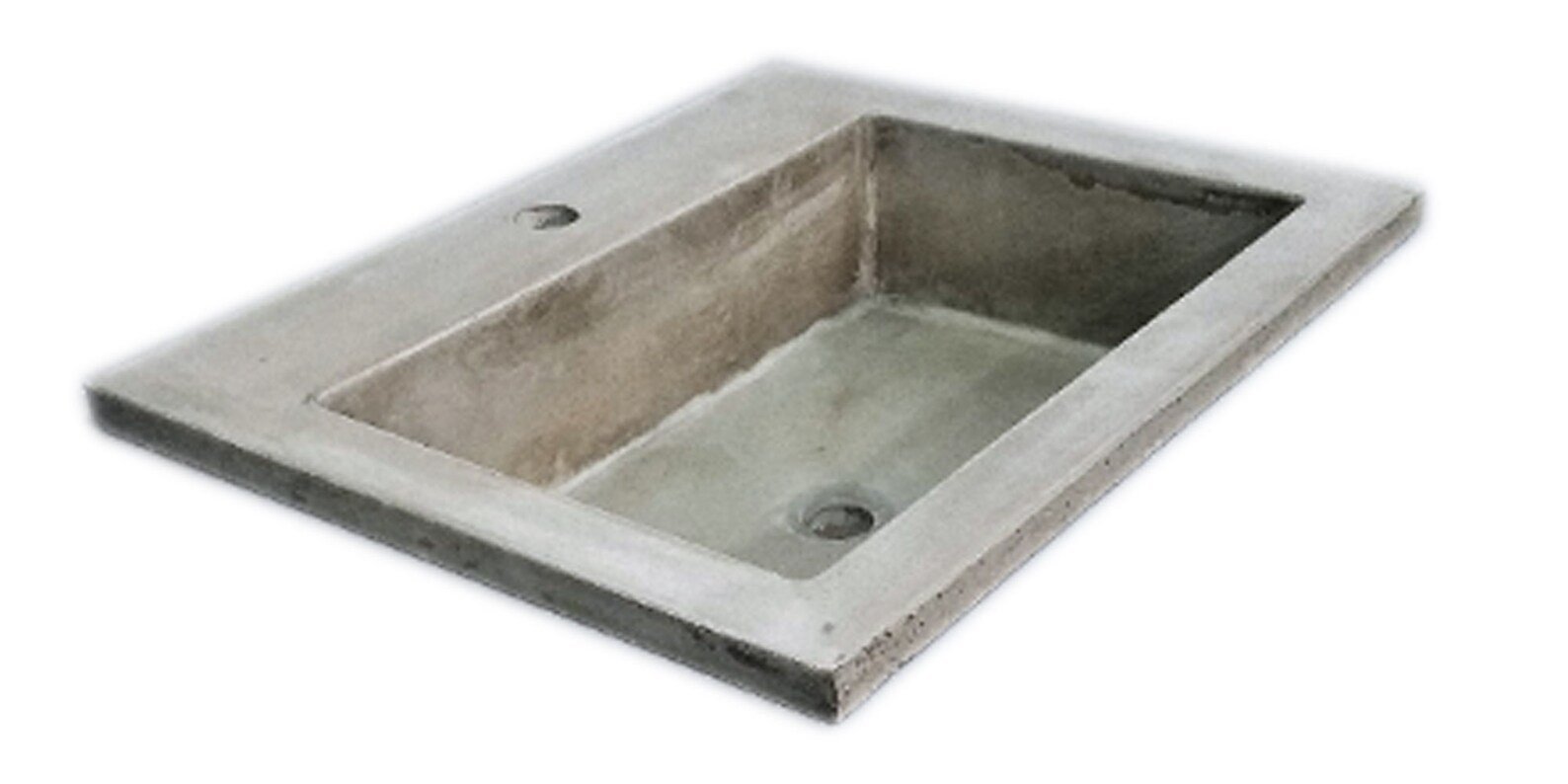 Concrete Vessel Sink - Drop-in Concrete Vanity Sink, Rectangle - Etsy