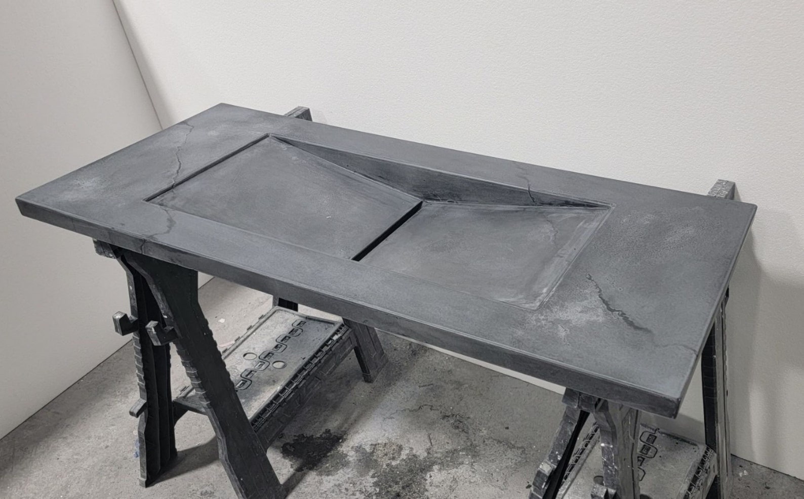 Wedge Sink Bathroom Vanity Vanity Sink Ramp Sink Concrete - Etsy