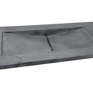 Wedge Sink Bathroom Vanity Vanity Sink Ramp Sink Concrete - Etsy