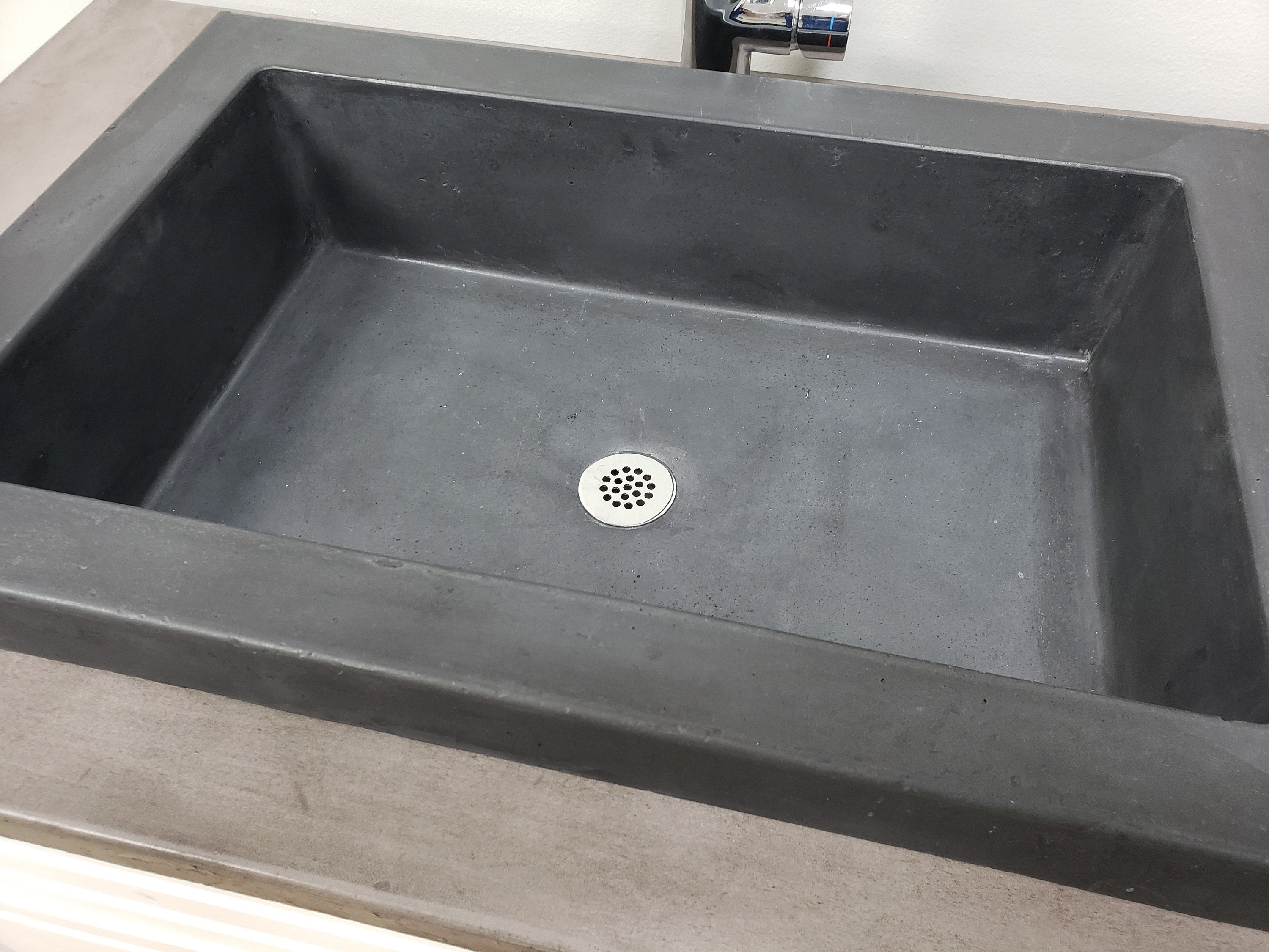 Concrete Vessel Sink Vessel Sink Bathroom Vanity Bathroom - Etsy