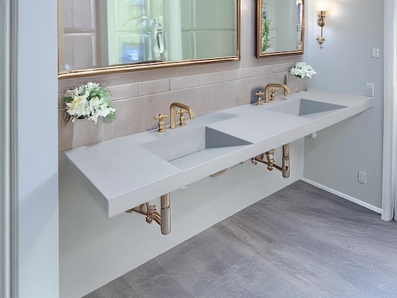The Best Bathroom Trough Sink With 2 Faucets 2022 Property Peluang