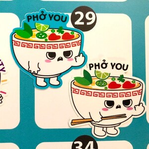 Pho Stickers Pho Sticker Gift Pho Pin - Etsy