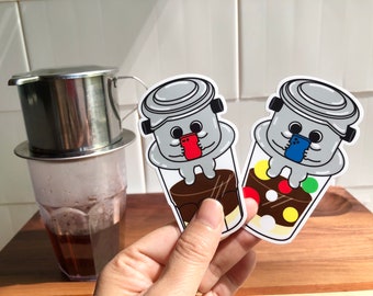 Ca Phe Sticker Vietnamese Coffee Coffee Lover | Etsy