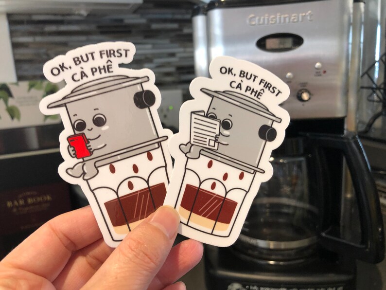 Ca Phe Sticker Vietnamese Coffee Coffee Lover | Etsy