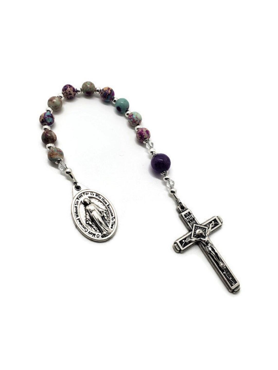 One Decade Rosary, Rosary Chaplet, Tenner Rosary, Pocket Rosary ...