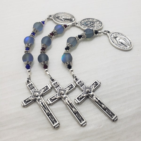 Glass Rosary Bead Chaplet - Etsy