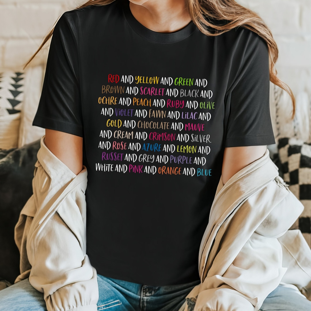 Multicolor Broadway Musical Lovers Shirt for Musical Theatre Fans - Etsy