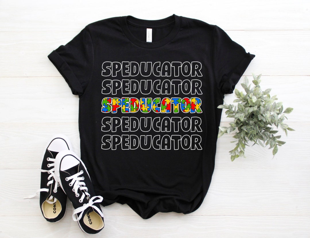 Speducator Funny Design Special Education SPED Teacher Squad T-shirt - Etsy