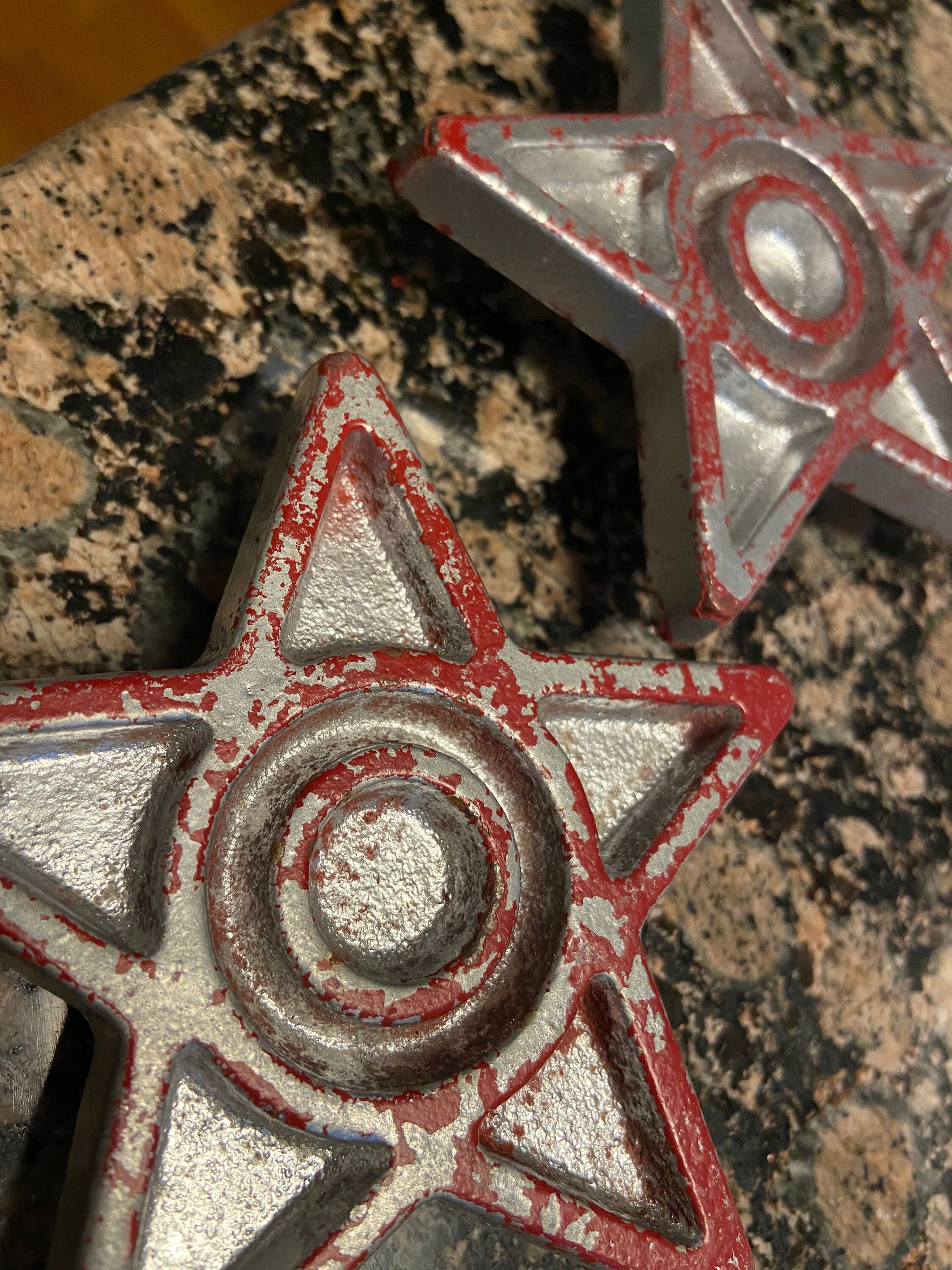 Cast Iron Antique Stars. 3” Tall. Lots of Character! Perfect for Indoor ...