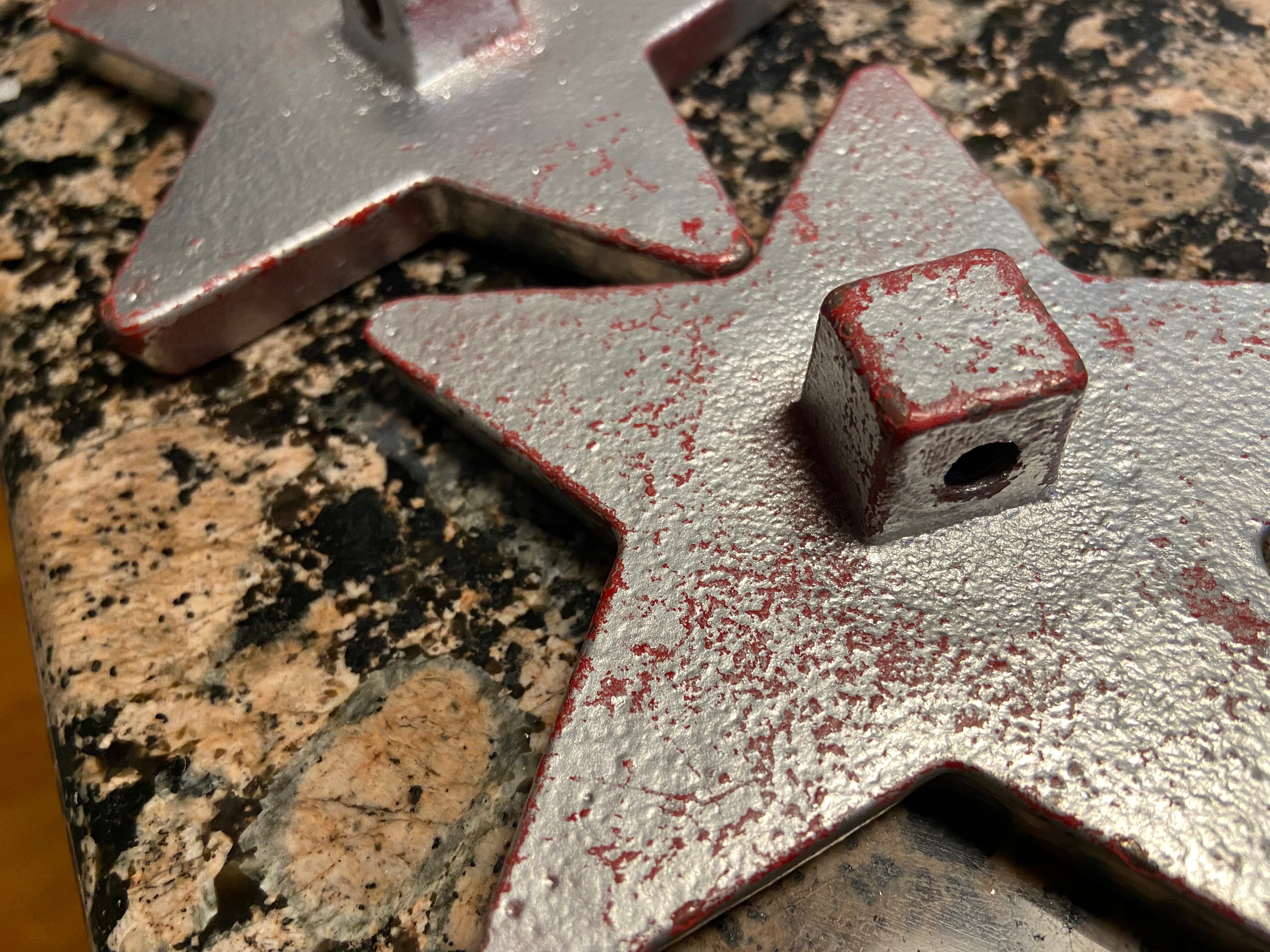 Cast Iron Antique Stars. 3” Tall. Lots of Character! Perfect for Indoor ...