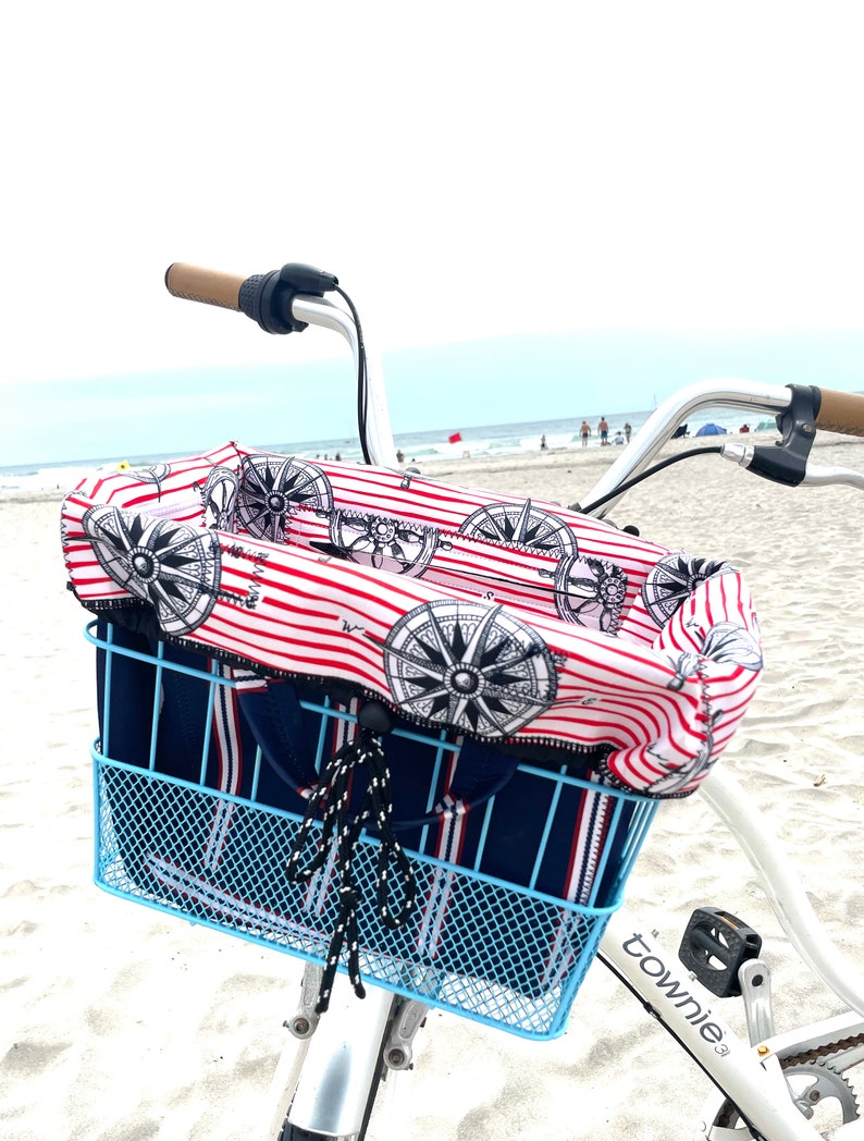 Bicycle Basket Liner, Beach Bag, Tote Bag All in ONE BAG Waterproof ...