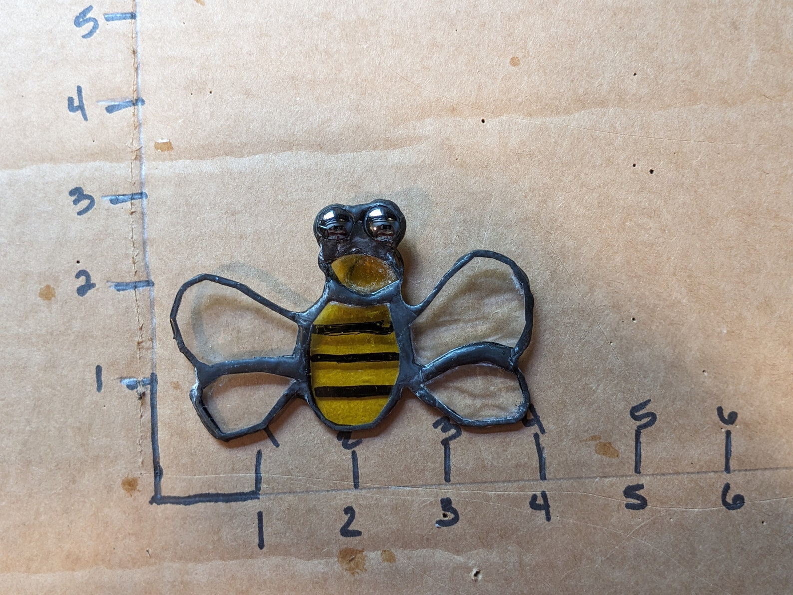 Bumble Bee Sun Catcher - Stained Glass - Etsy