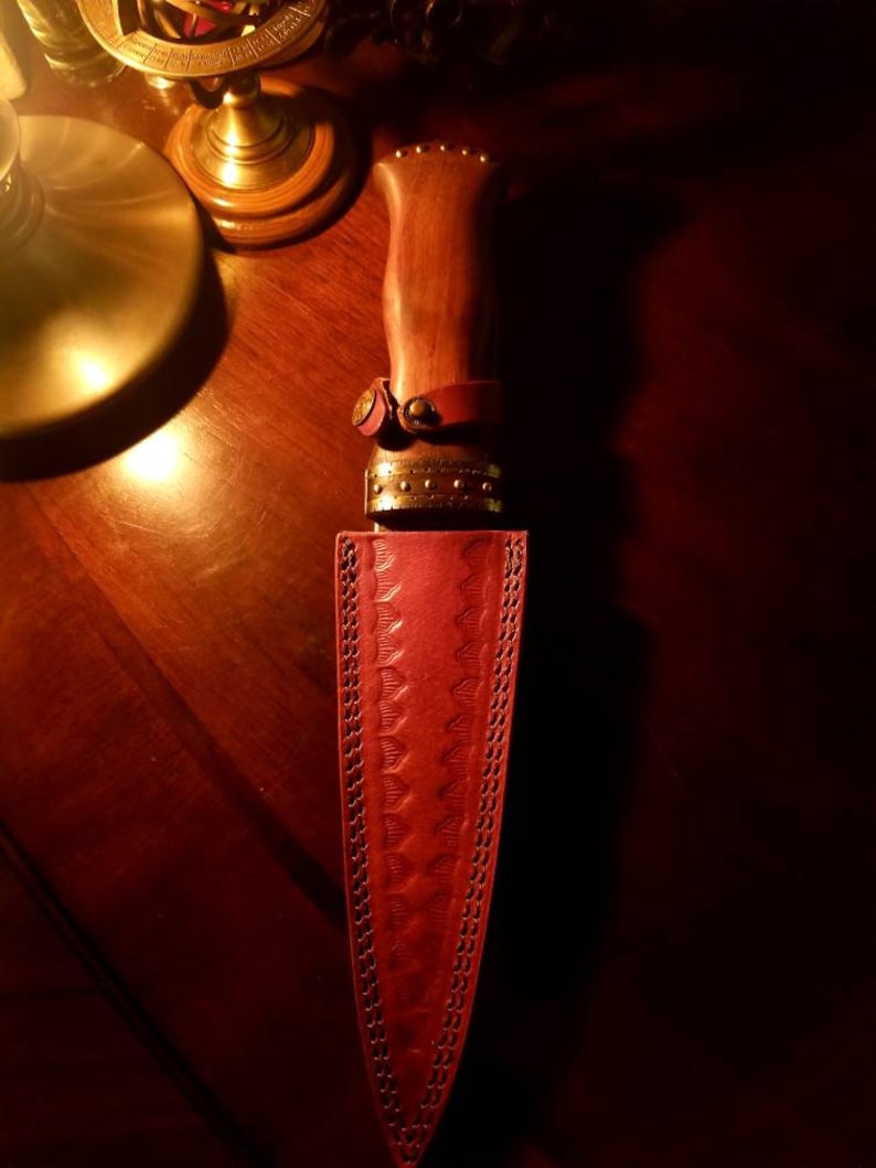 Celtic Dirk, Athame in Damascus Steel - Etsy