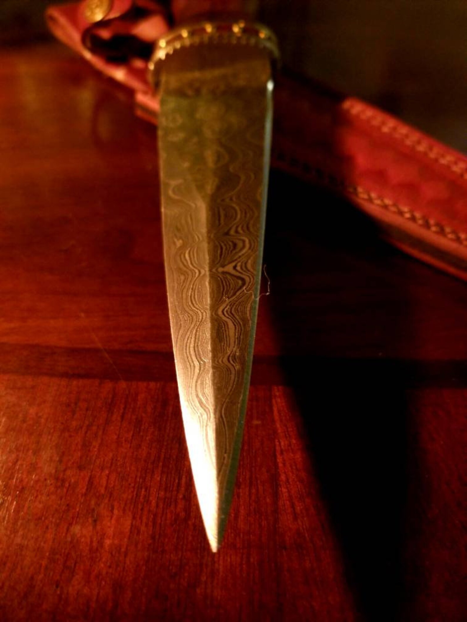 Celtic Dirk Athame in Damascus Steel - Etsy