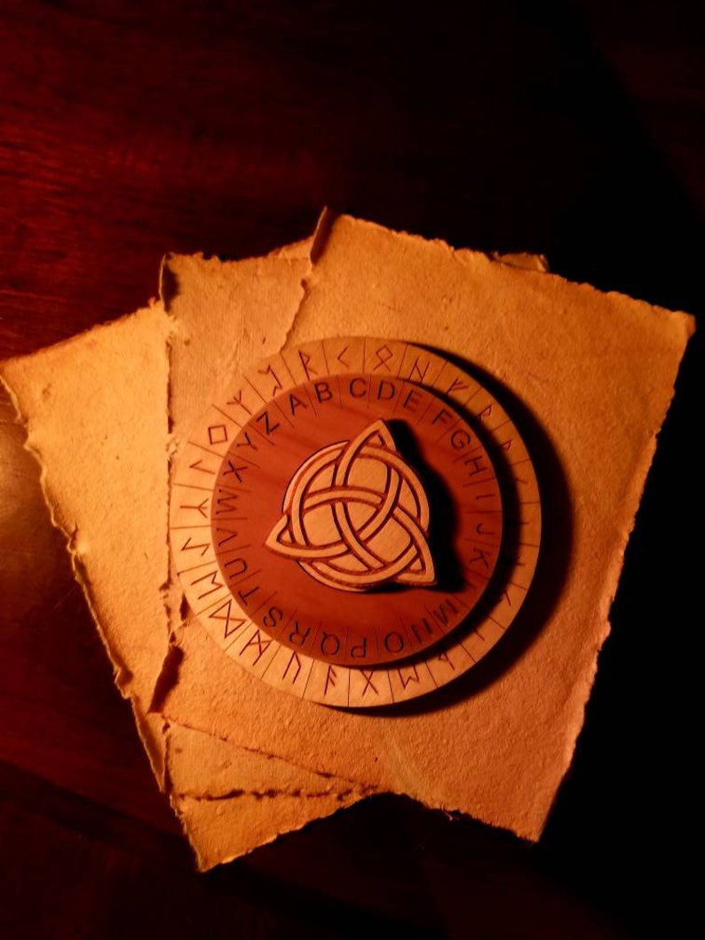 Elder Futhark Rune Cipher Wheel - Etsy