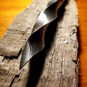 Athame/wand, Forged Damascus - Etsy