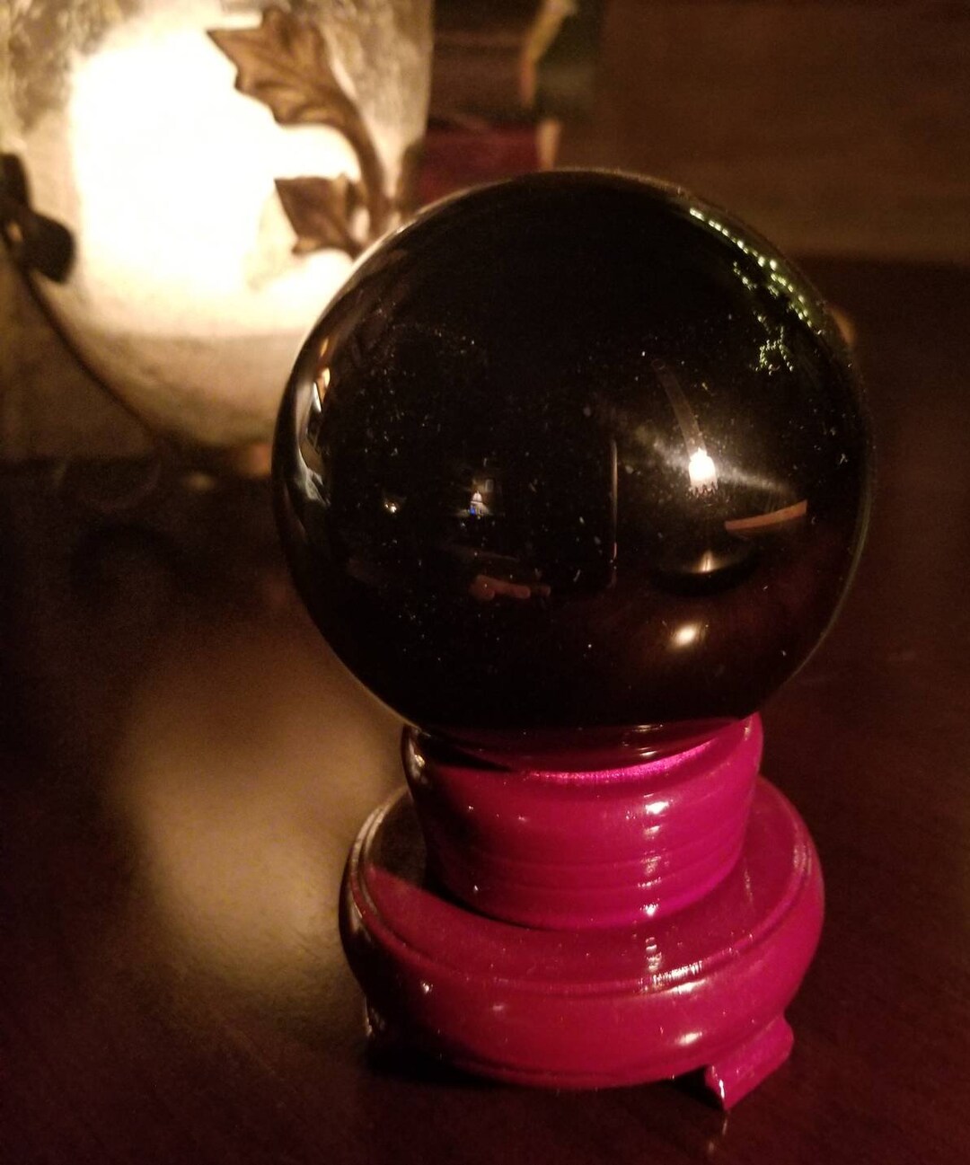 Black Mirror Scrying Sphere - Etsy