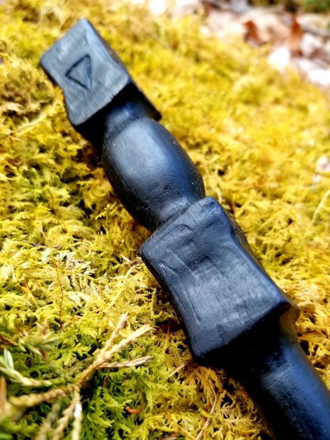 Elemental Core, Irish Bog Oak Wand - Etsy