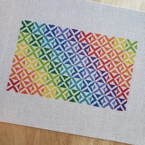 Geometric Needlepoint - Etsy