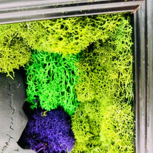 Skull Moss Wall Art Halloween Wall Decor Home Decor Flower Wall Art ...