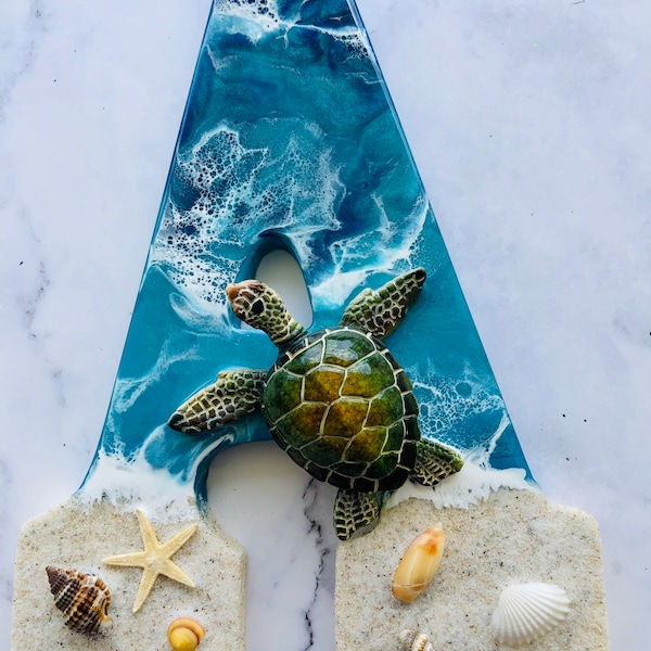 Turtle Letters - Etsy