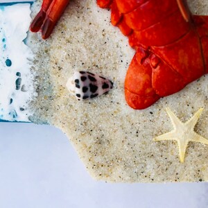 Personalized Lobster Wall Hanging | Ocean Inspired Style | Beach Art ...