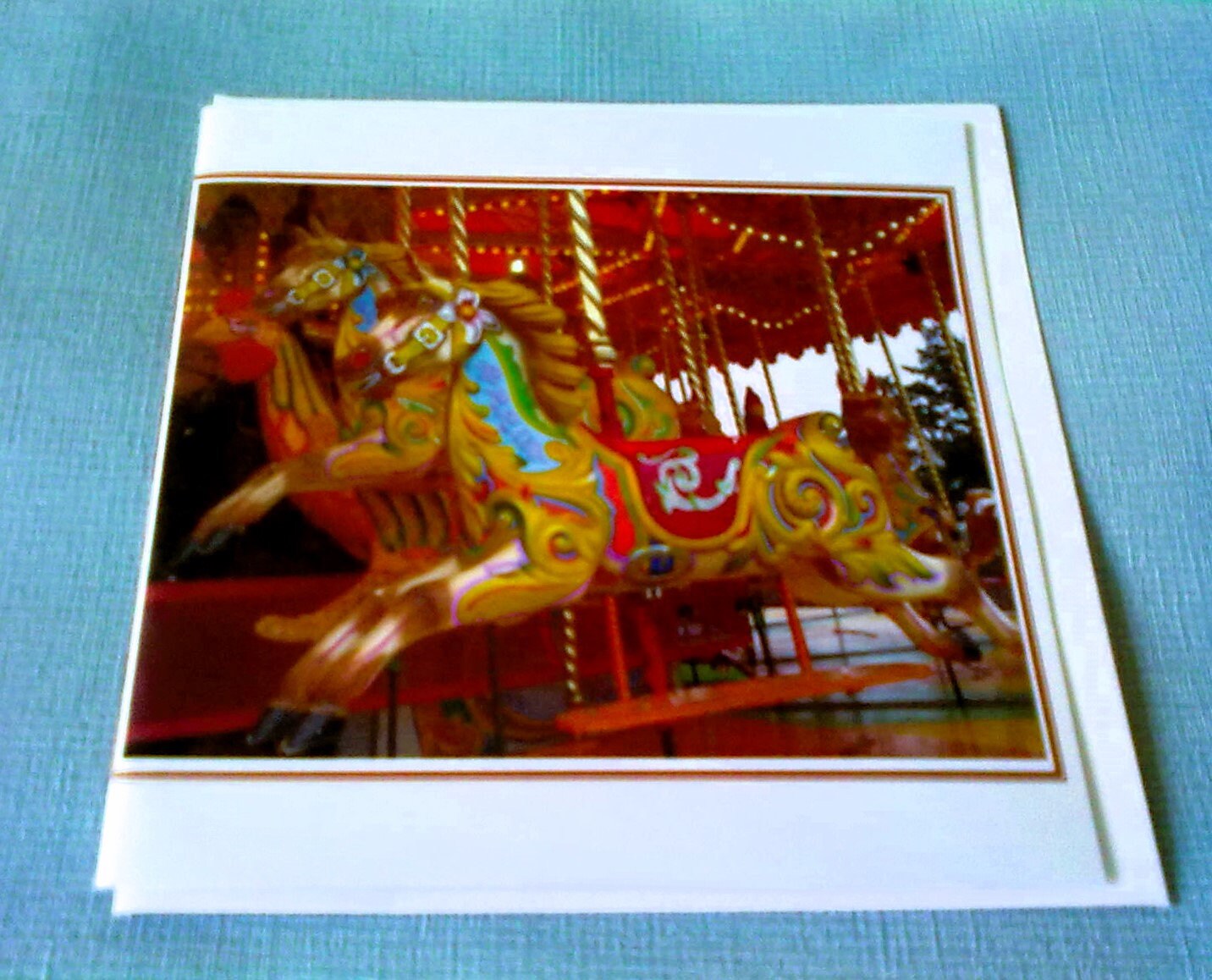 Vintage Fairground Fun Greetings Cards-pack of 3 Carousel - Etsy