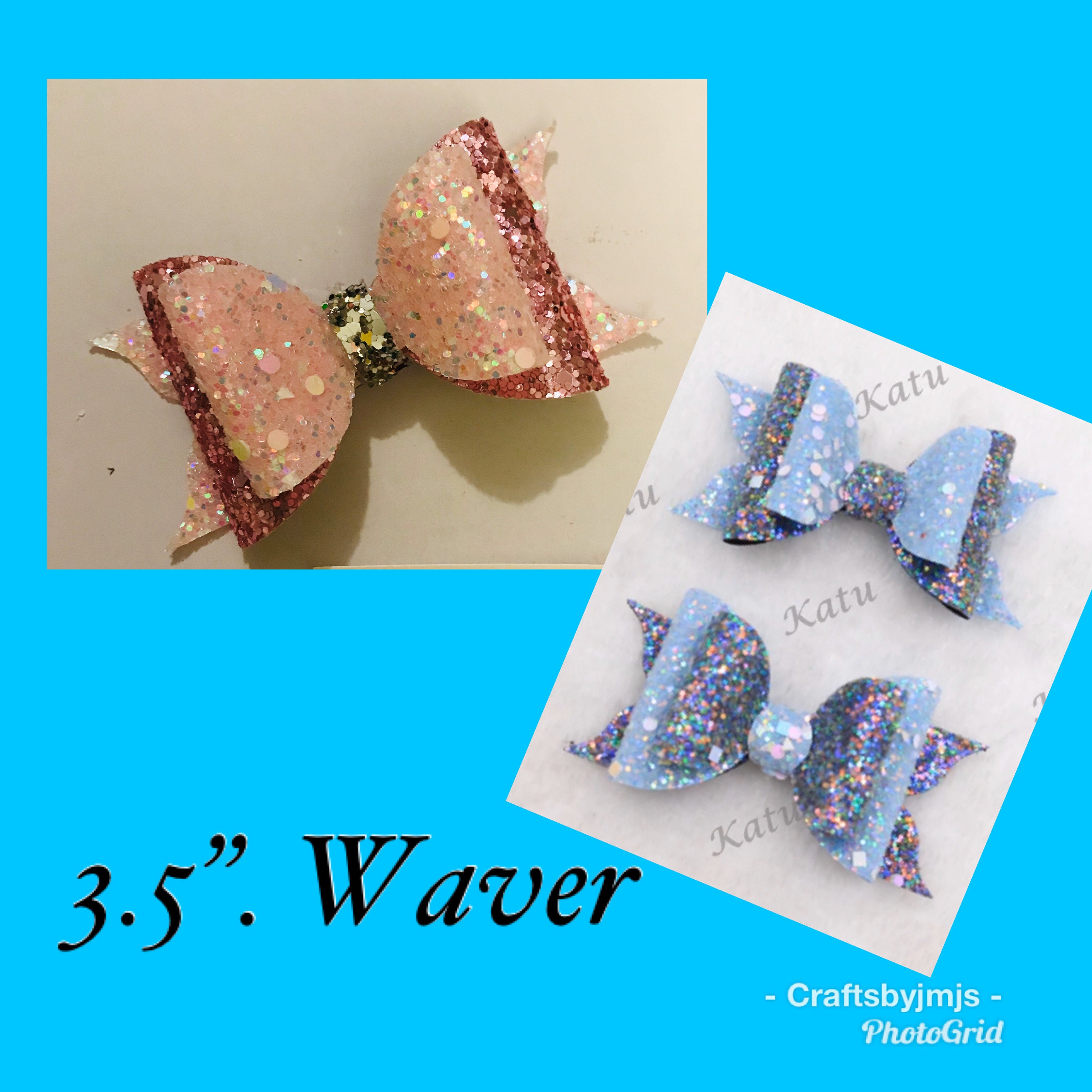 Plastic Hair Bow Template 3.5'' Martha - Etsy