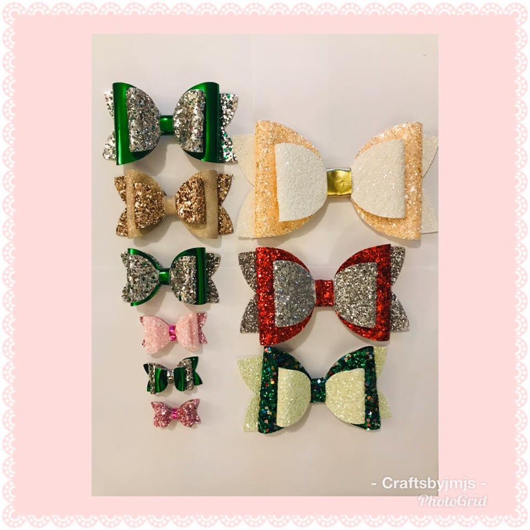 Plastic Hair Bow Templates Set of 9 Sazzy Bows - Etsy