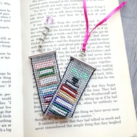 Loom Beaded Book Stack Bookmark Pattern – Seed Bead DIY (PDF Pattern ...