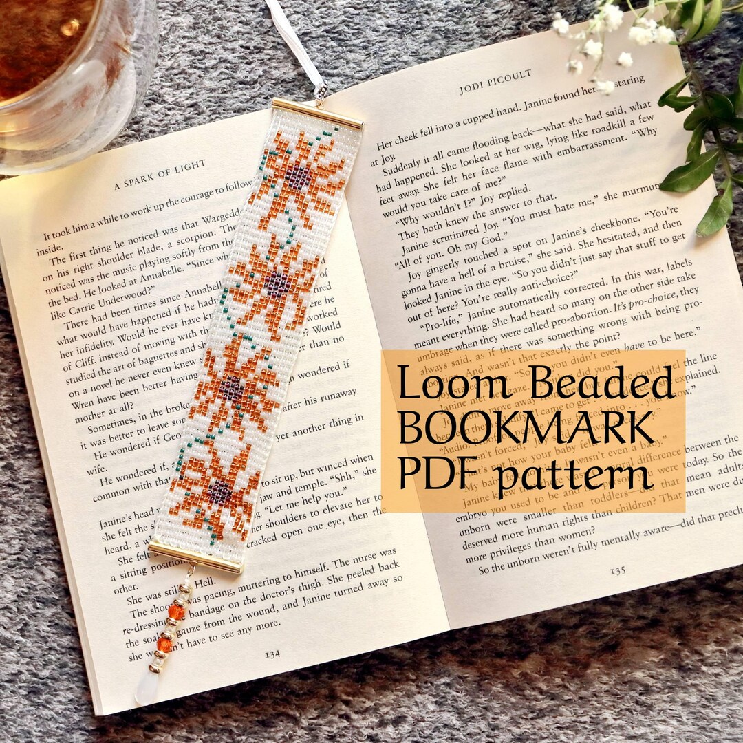 Sunflower Beading Pattern PDF - Loom Bracelet Bookmark Tutorial ...