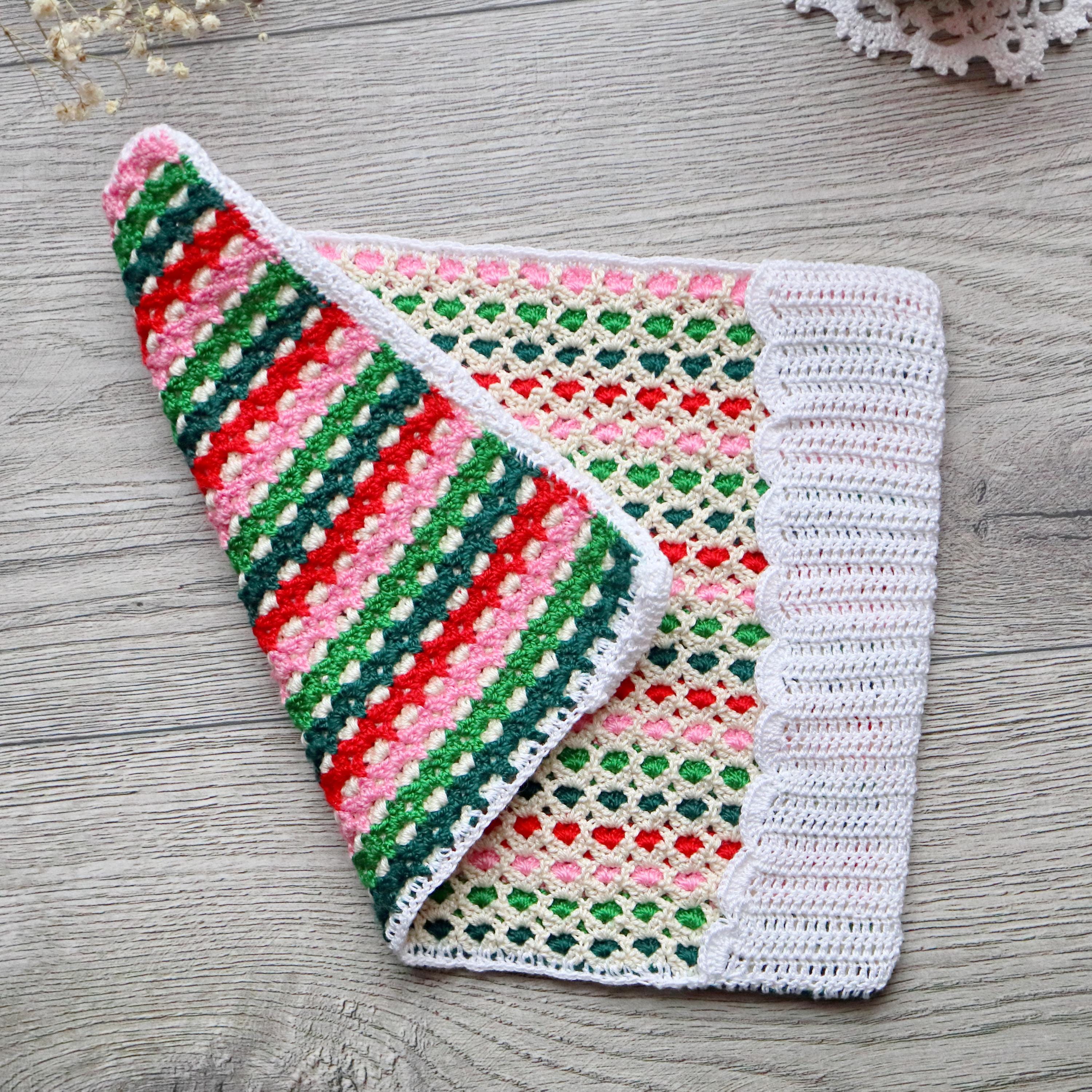 Reversible Crochet Book Cover Pattern, Double Layer Book Sleeve (PDF ...
