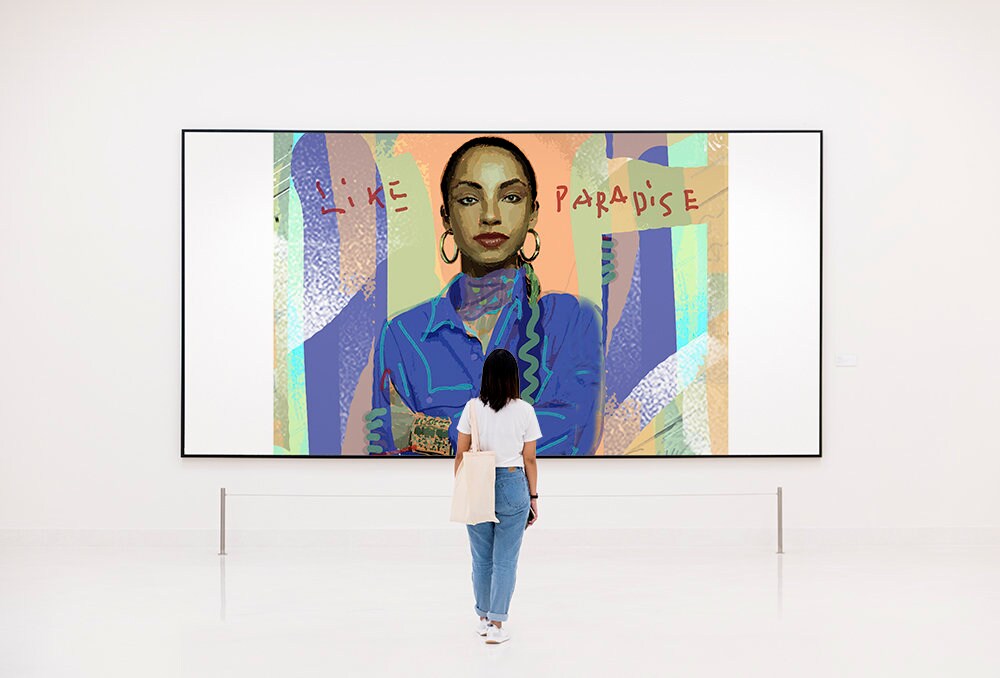 Sade Print by Original Digital Painting. Helen Folasade Adu - Etsy