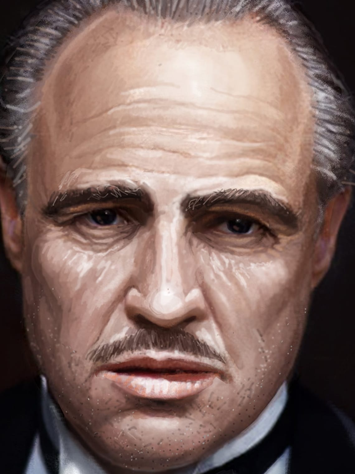 Marlon Brando Digital Painting Print. Wall Decor. Marlon Brando ...
